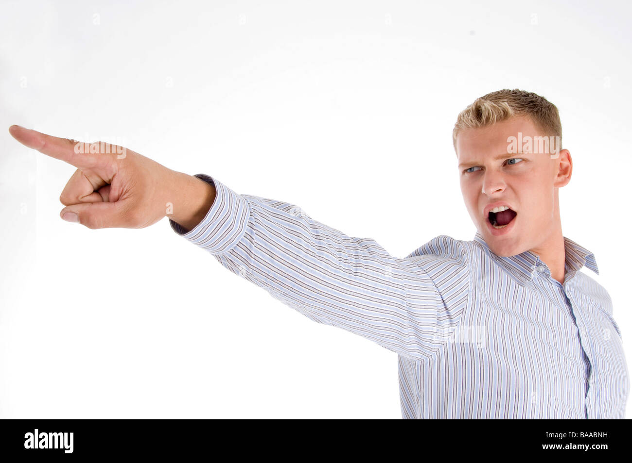 Pointing Posture High Resolution Stock Photography and Images - Alamy