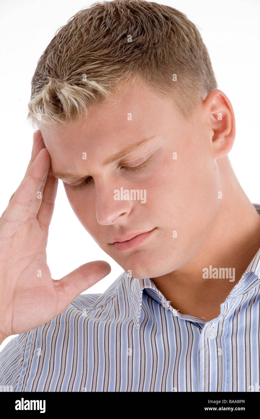 man in tension Stock Photo - Alamy