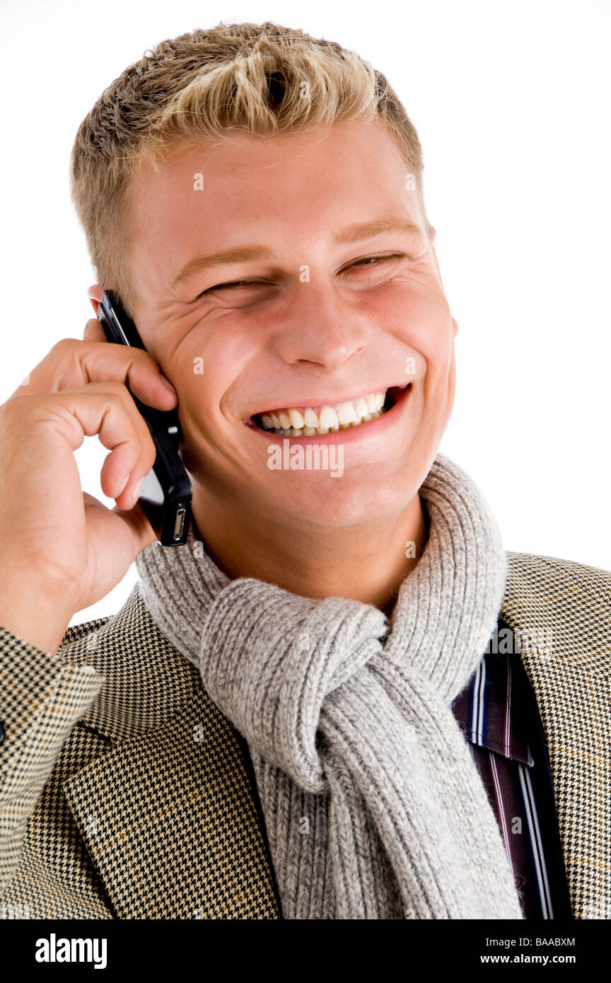 man on phone call Stock Photo - Alamy
