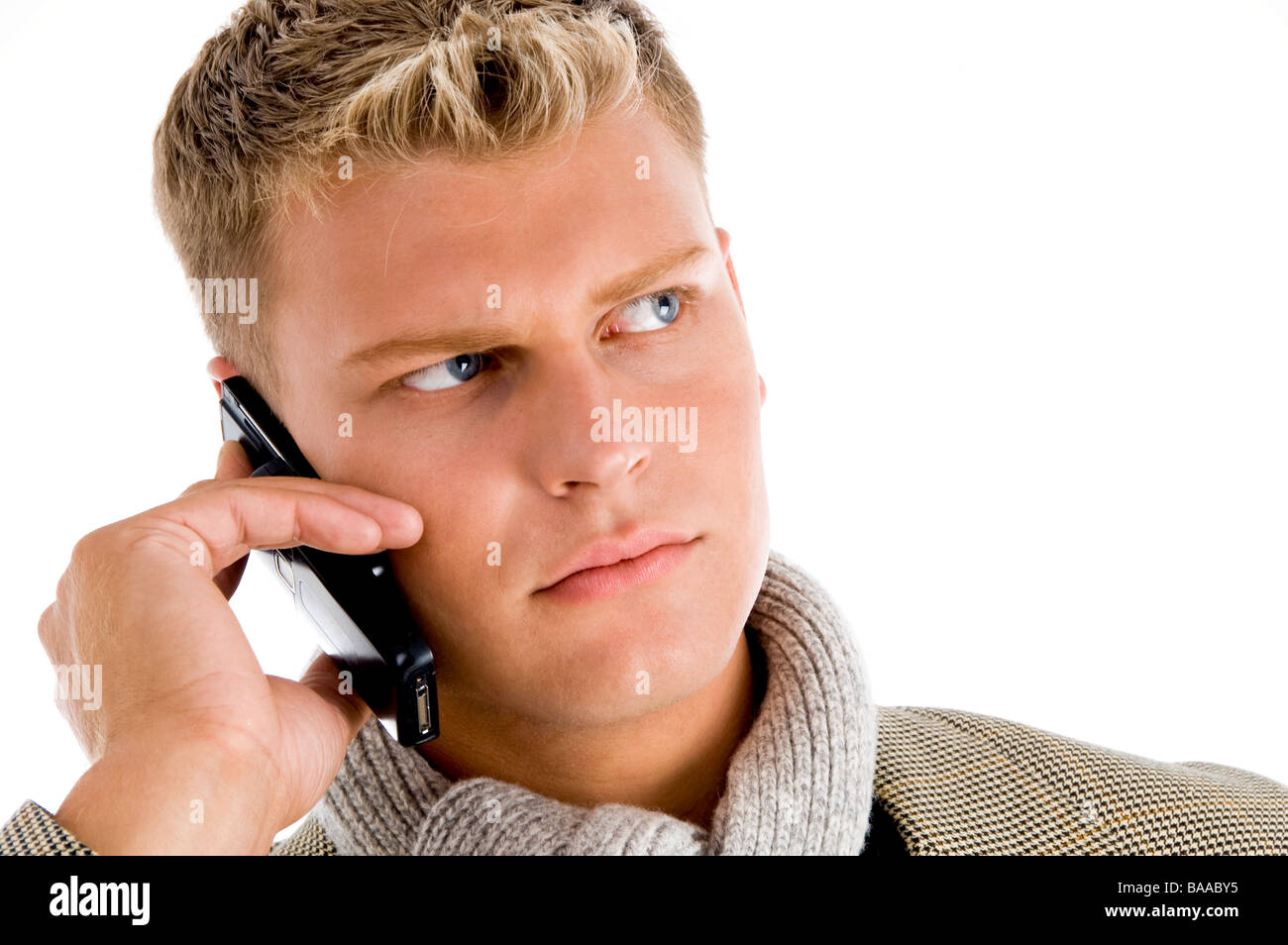 man on phone call Stock Photo - Alamy
