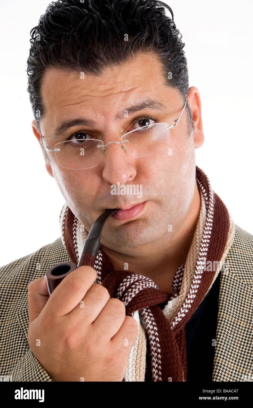 Pose tobacco pipe hi-res stock photography and images - Alamy