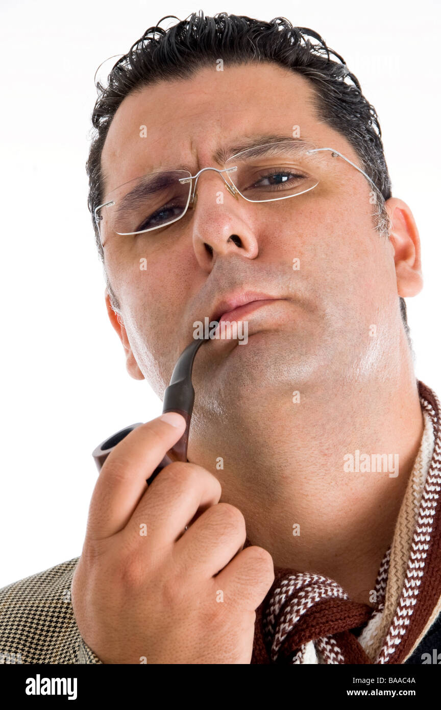 Pose tobacco pipe hi-res stock photography and images - Alamy