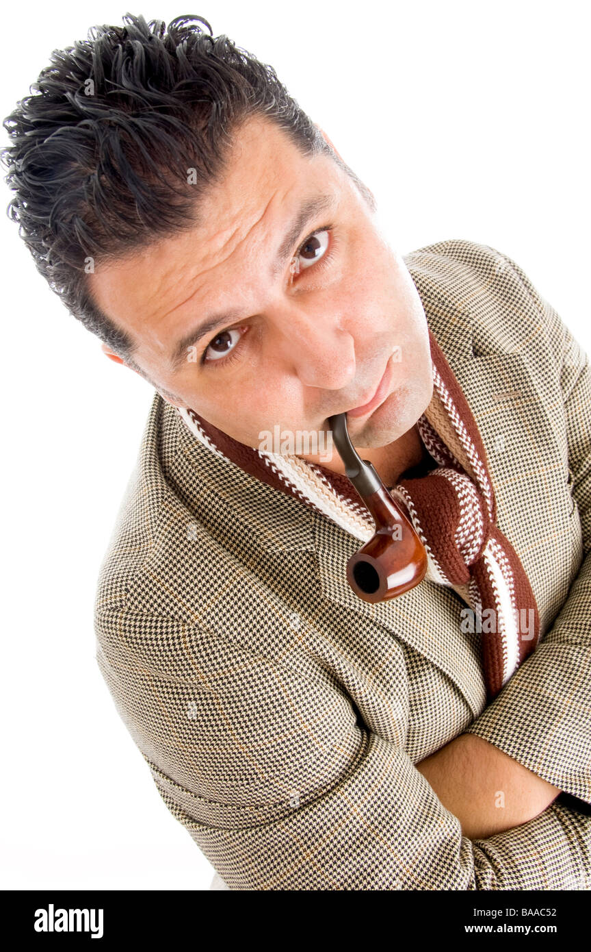 Smoke pipe pose hi-res stock photography and images - Alamy