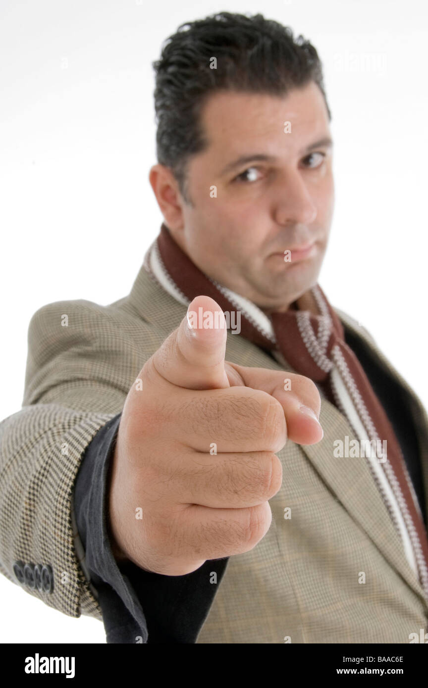 man pointing you Stock Photo - Alamy