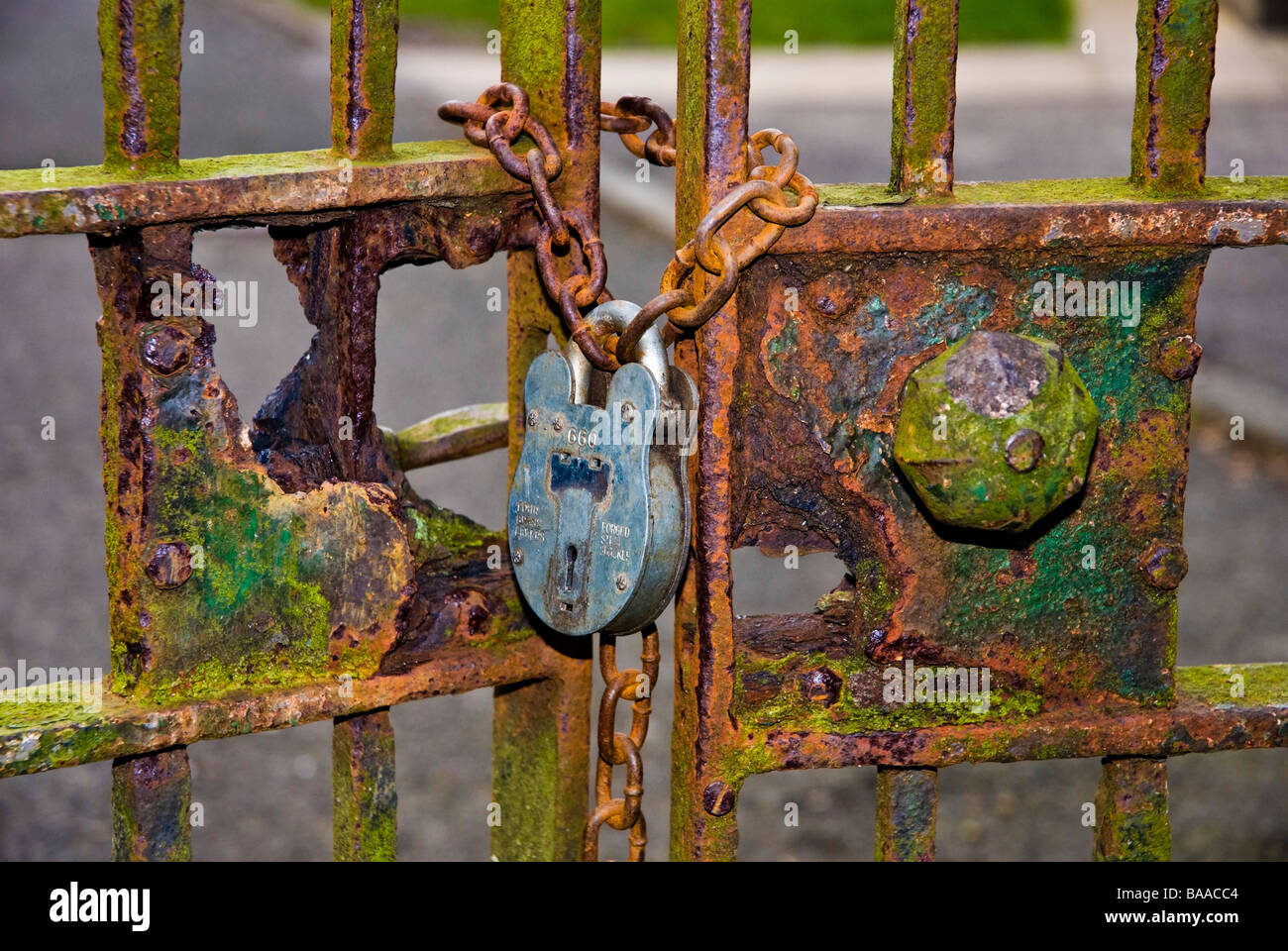 Broken Iron Gate High Resolution Stock Photography and Images - Alamy