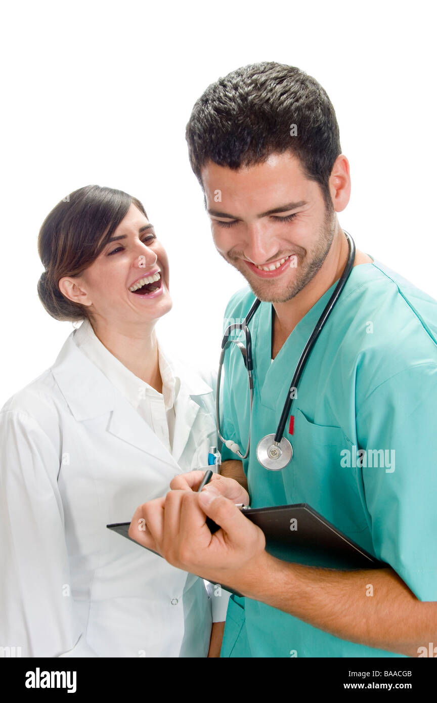 laughing medical professionals Stock Photo - Alamy