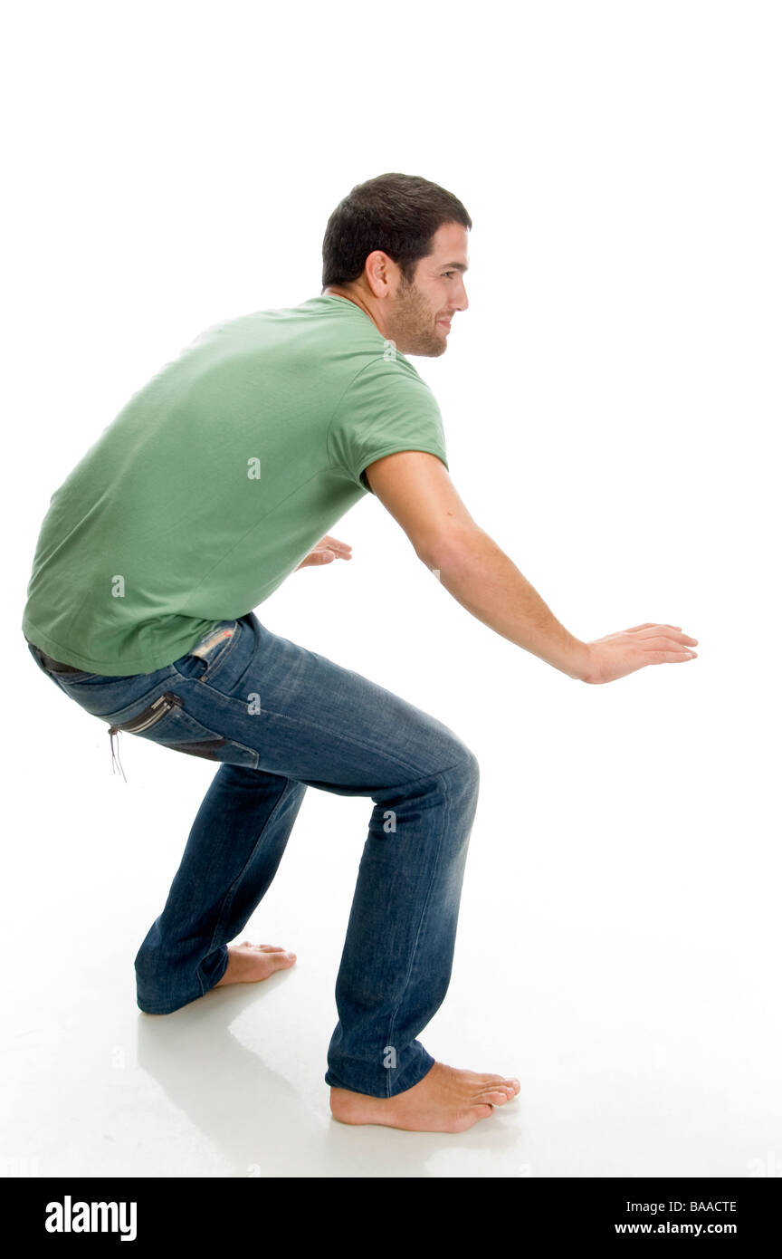 bending man dancing Stock Photo - Alamy