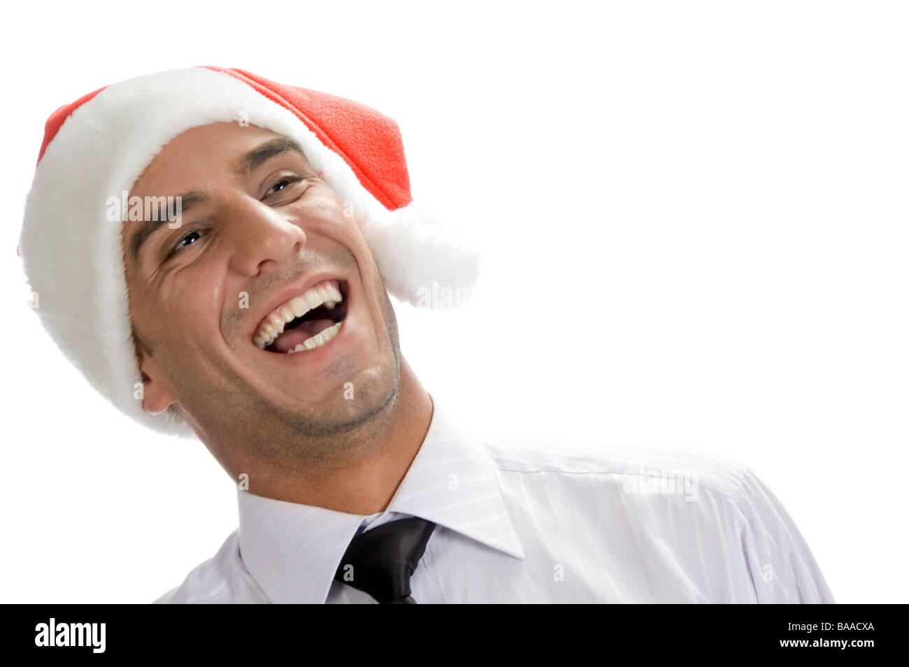 businessman burst into laughter Stock Photo - Alamy