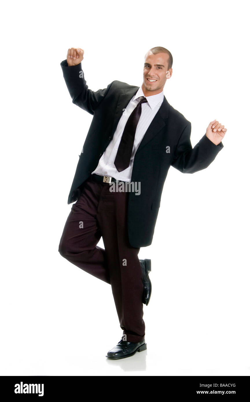 happy successful man Stock Photo - Alamy