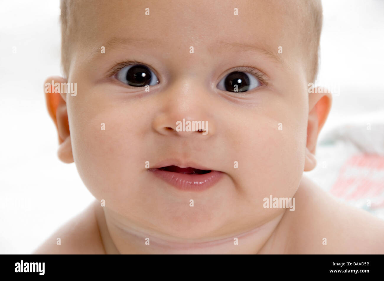close up view of cute baby Stock Photo - Alamy