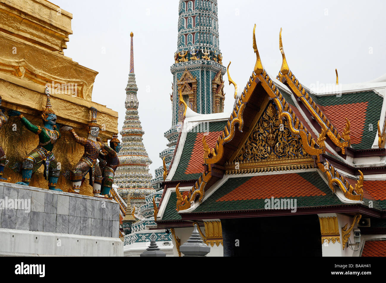 View inside the Grand Palace in Bangkok, Thailand Stock Photo - Alamy