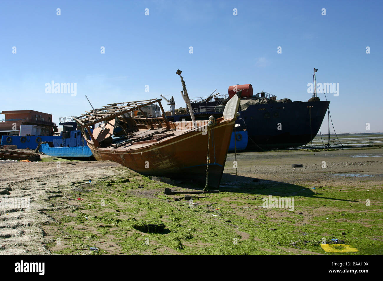 Kuwait old port Stock Photo - Alamy