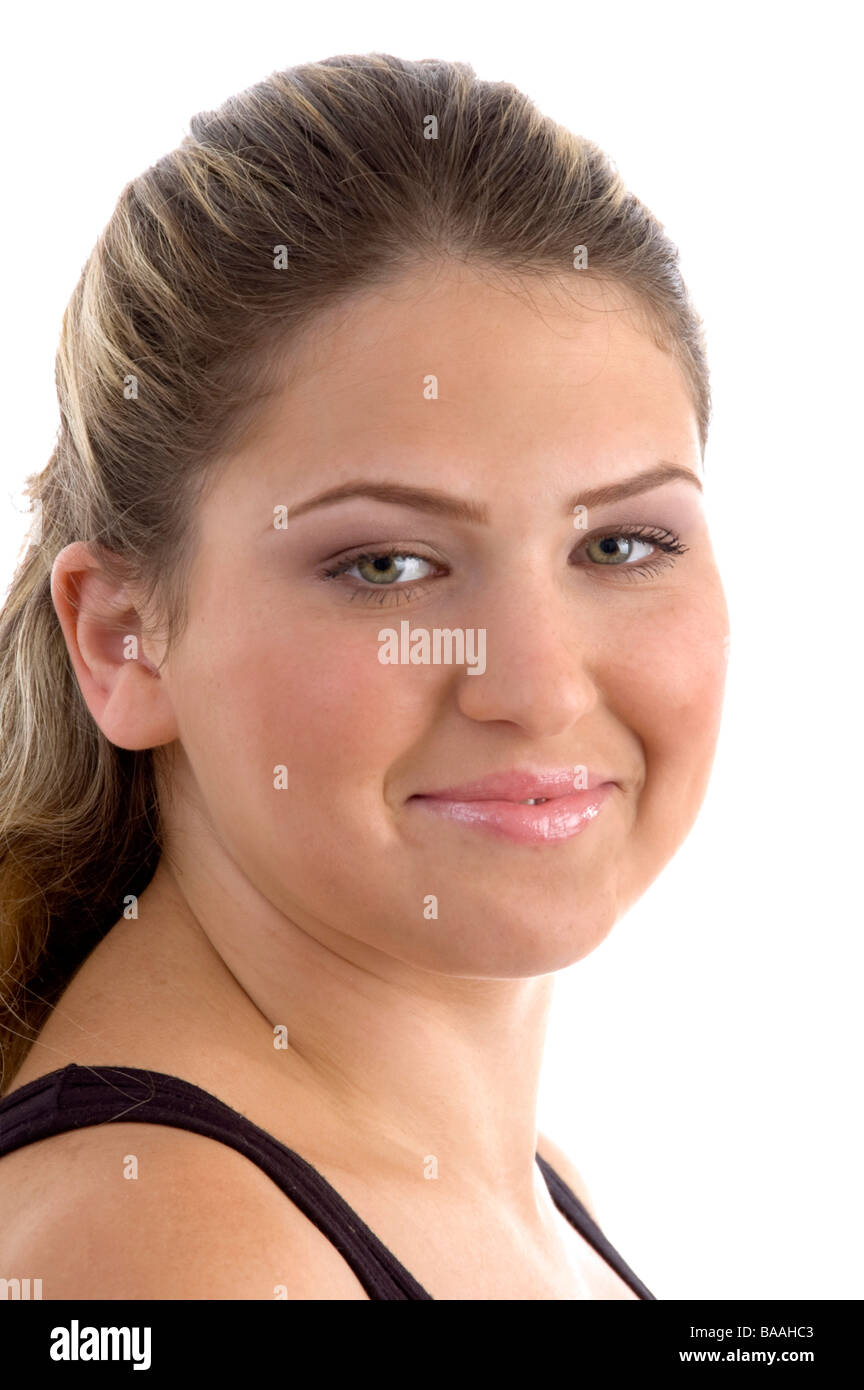 portrait of smiling girl Stock Photo - Alamy