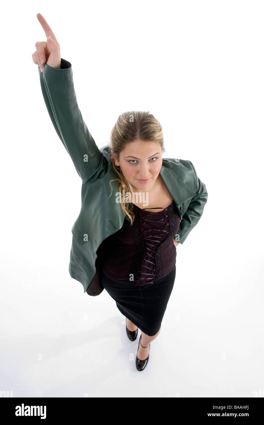 Woman high angle dress hi-res stock photography and images - Alamy