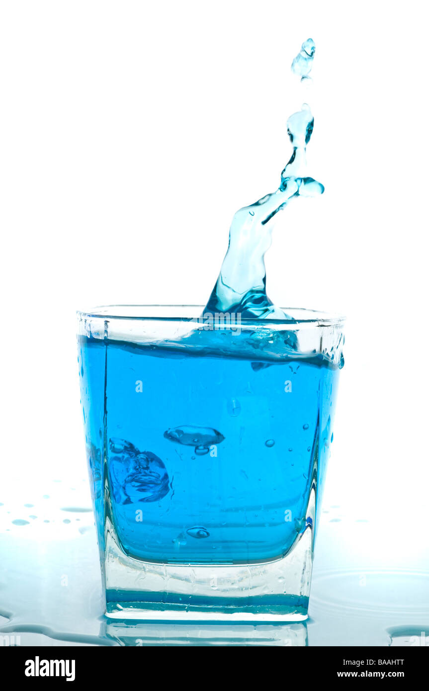 glass of water isolated on white background Stock Photo - Alamy