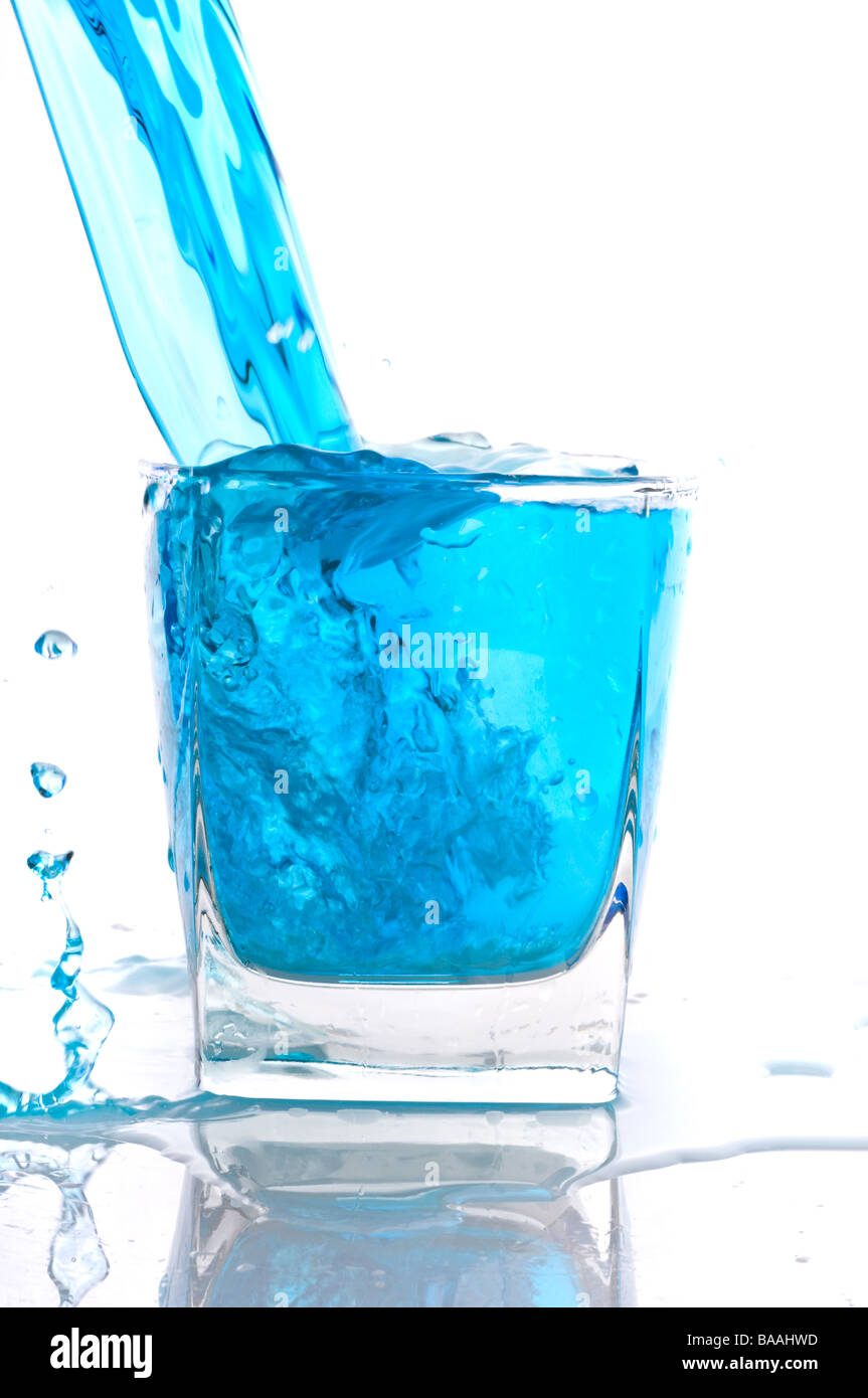 glass of water isolated on white background Stock Photo - Alamy