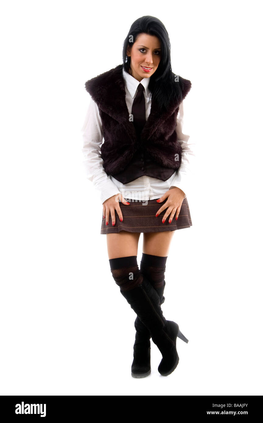 Woman full body fashion Cut Out Stock Images & Pictures - Alamy