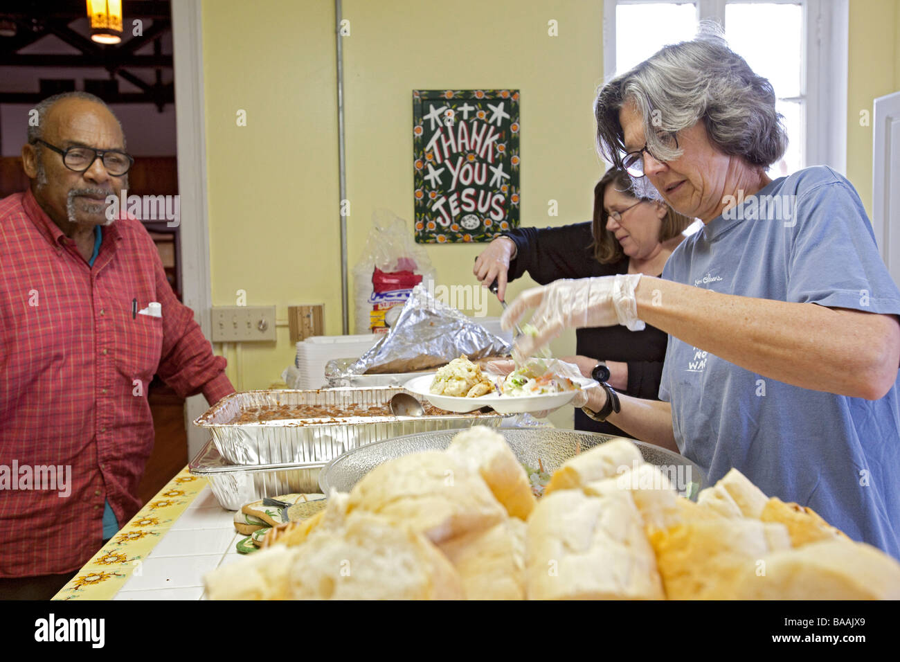 Church Members Feed Lunch to the Homeless After Sunday Worship Services ...