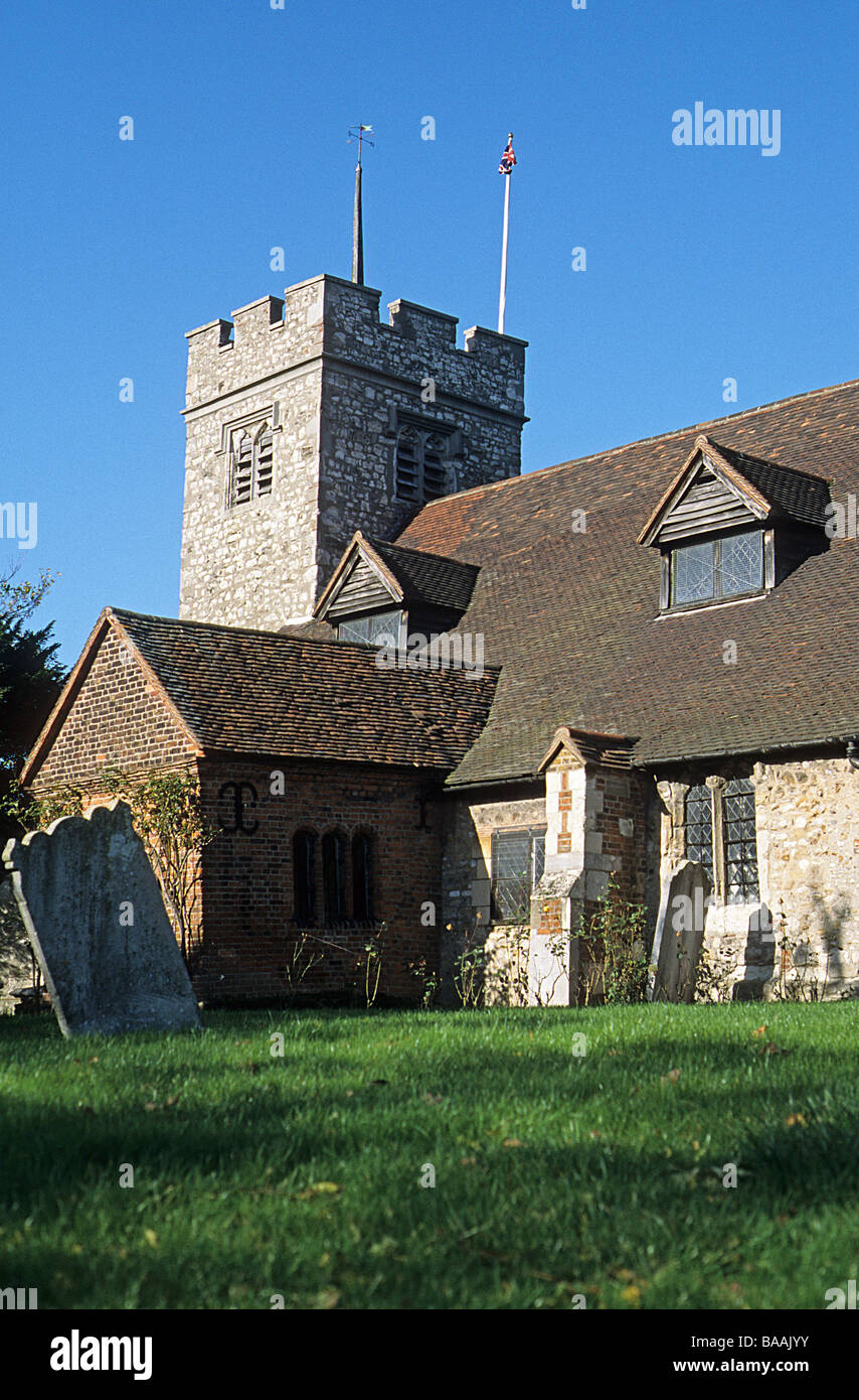Chingford old church hi-res stock photography and images - Alamy