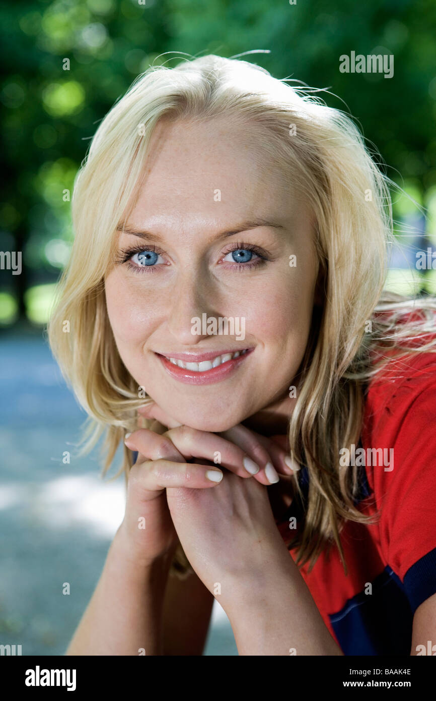 Portrait of a woman, Stockholm, Sweden Stock Photo - Alamy