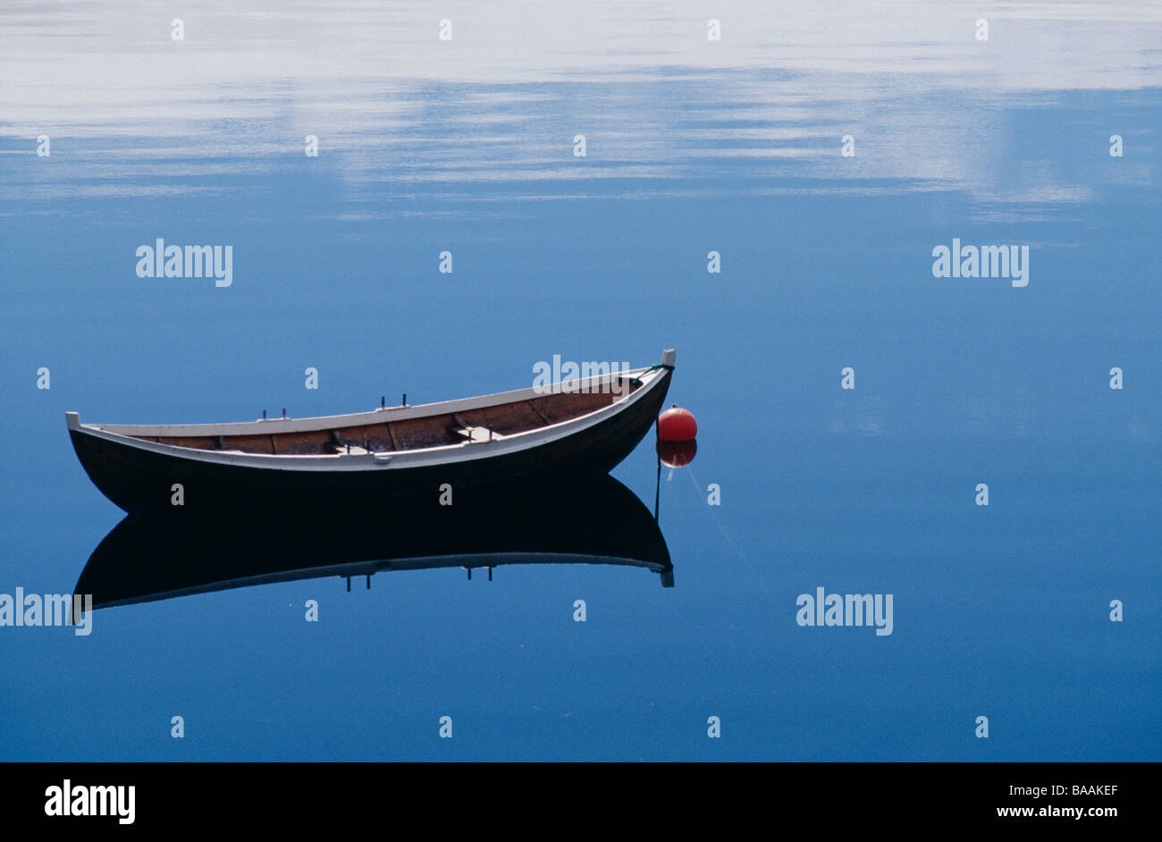 Boat in water Stock Photo - Alamy