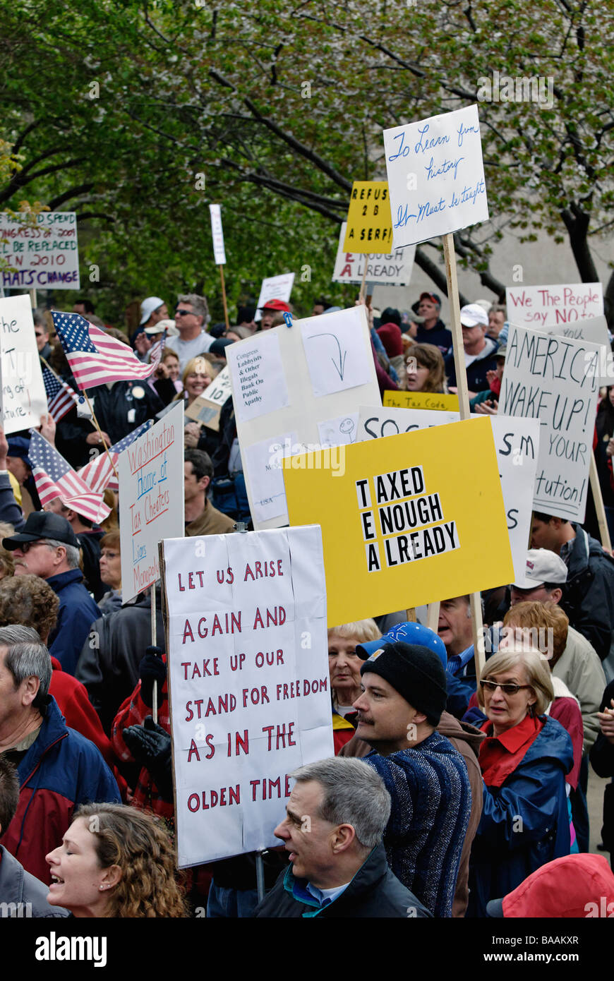 Misspelled Tea Party Protest Signs