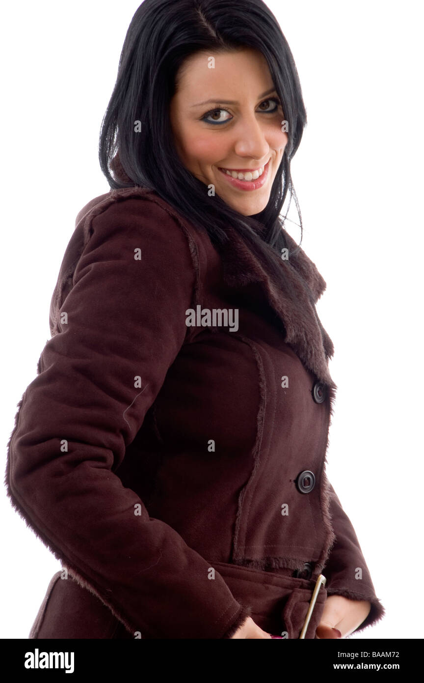 Female body model side view hi-res stock photography and images - Alamy