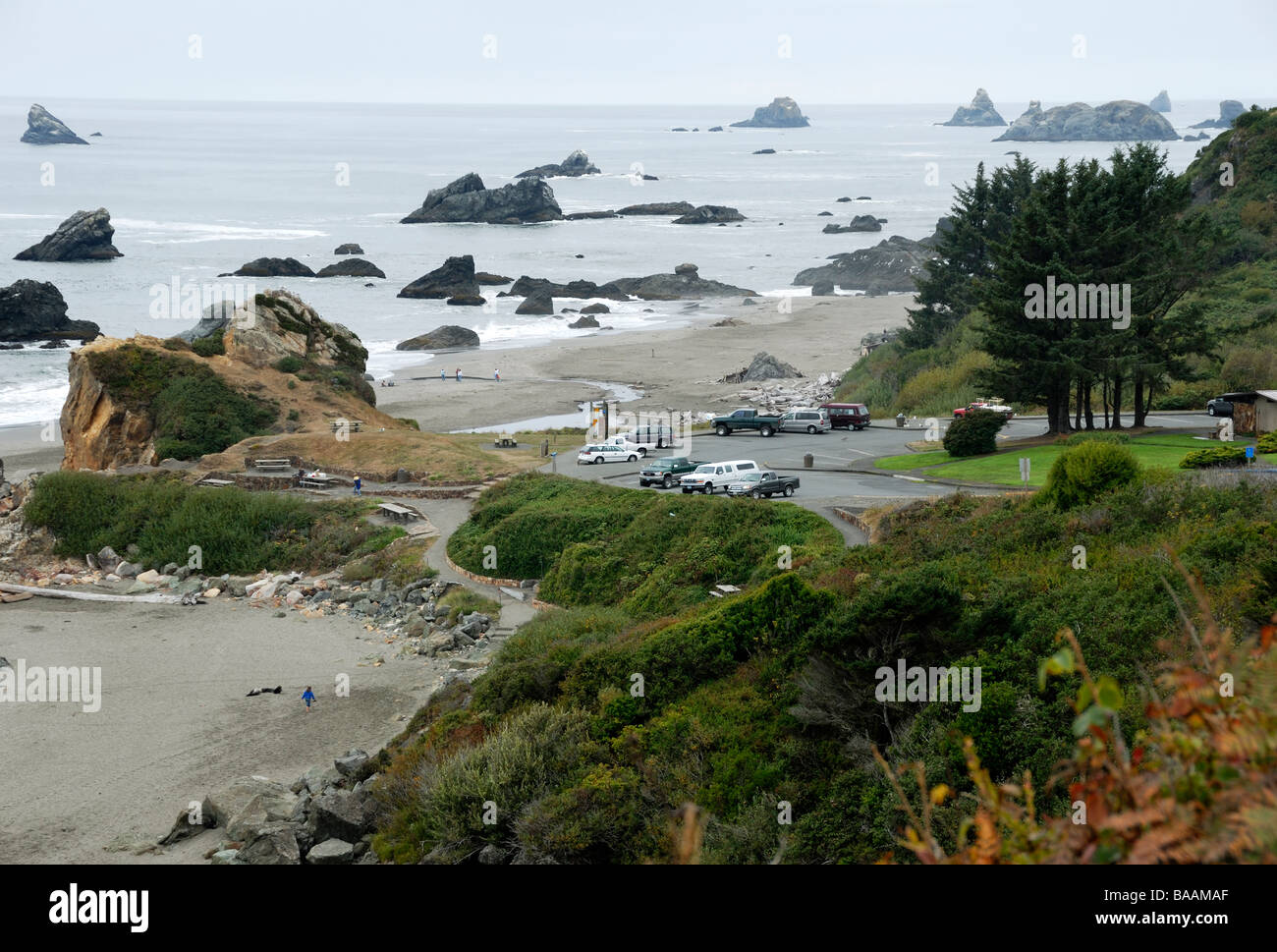 A view of Harris Beach in Southern Oregon, USA Stock Photo - Alamy