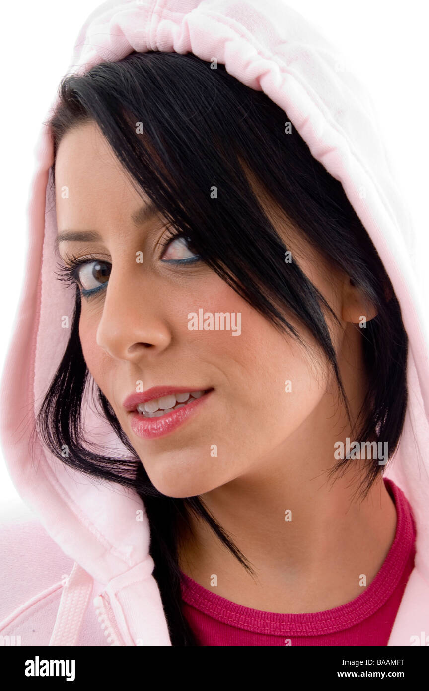 portrait of female looking at camera Stock Photo - Alamy