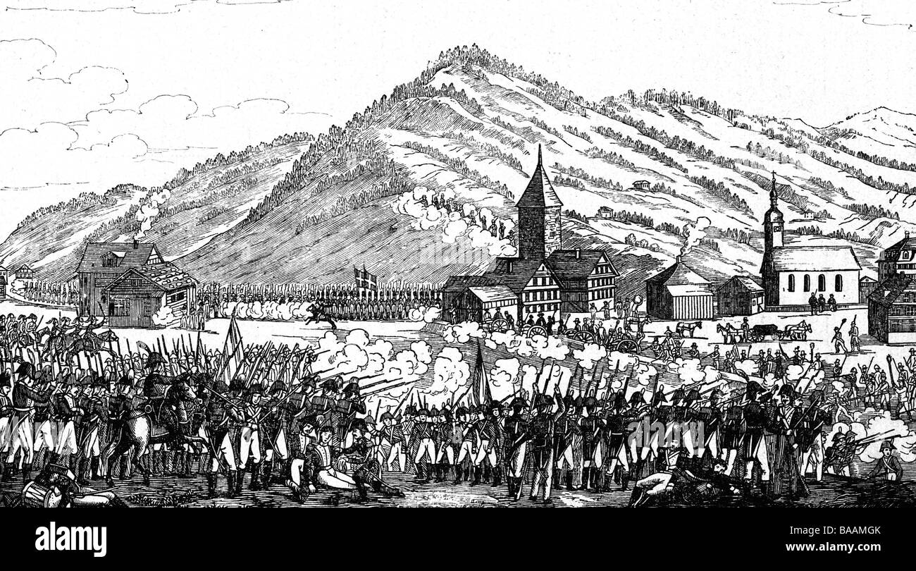 events, War of the Second Coalition 1798 - 1802, Battle of Rothenthurm ...