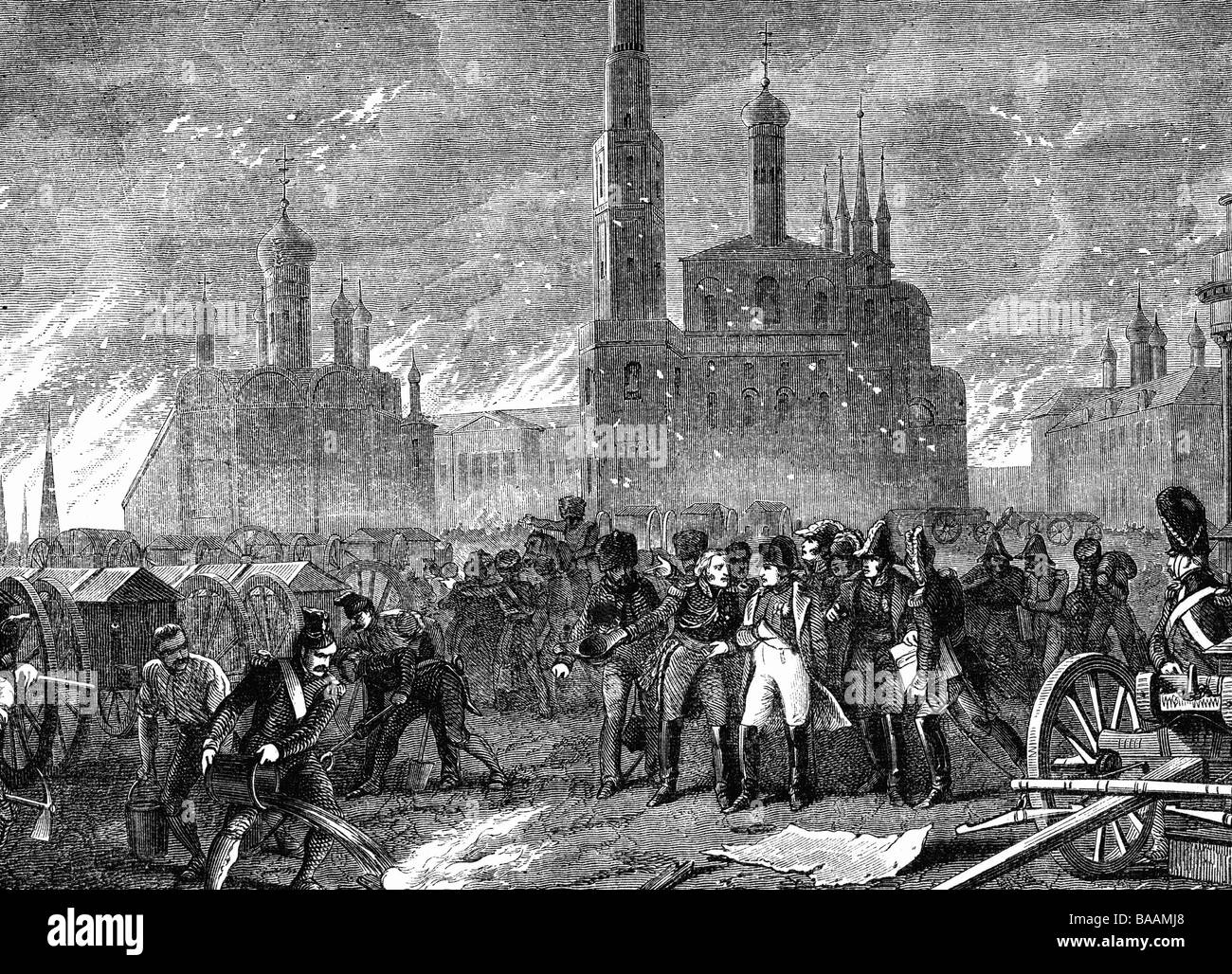 Fire of moscow 1812 hi-res stock photography and images - Alamy
