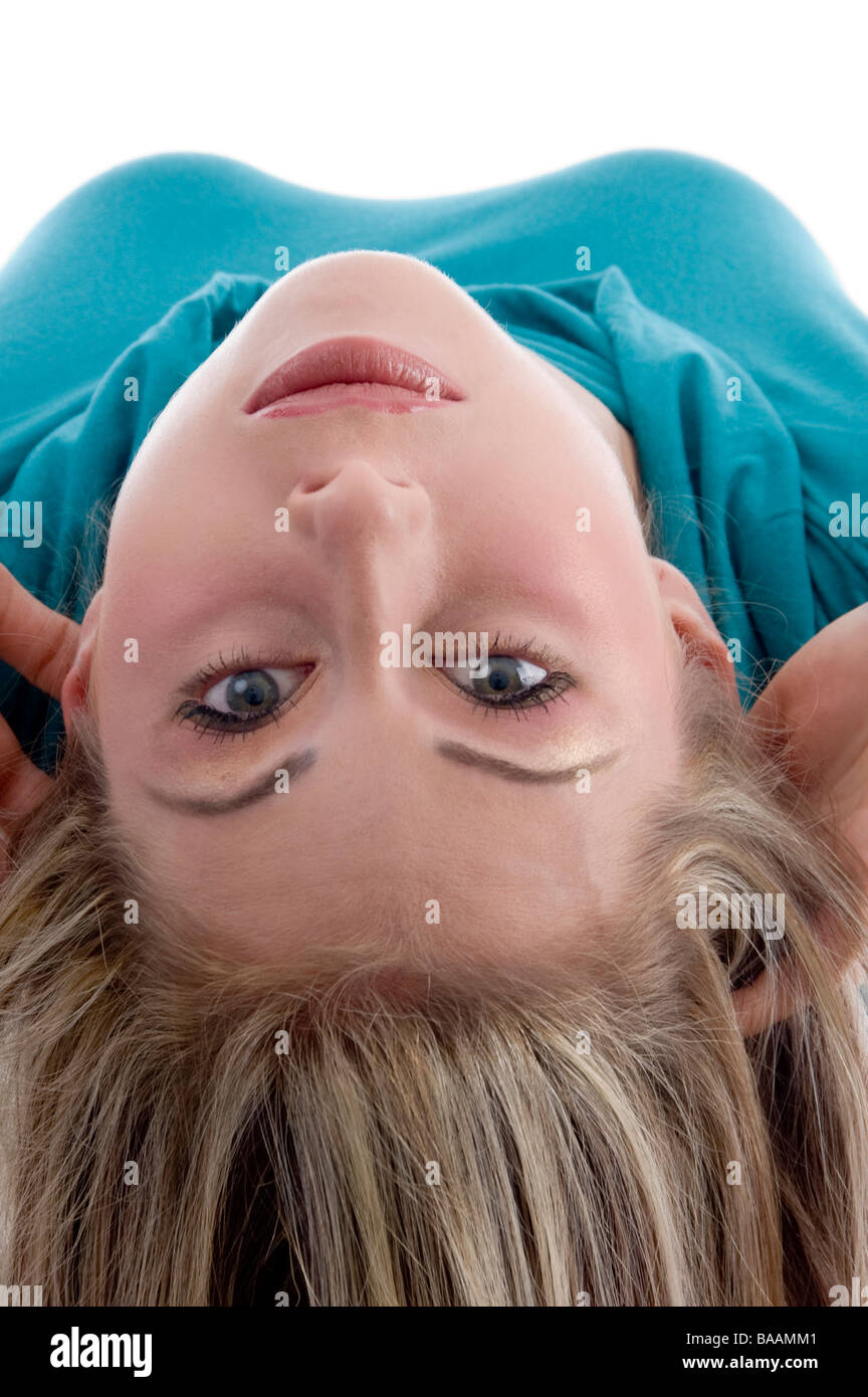 face of charming woman Stock Photo - Alamy