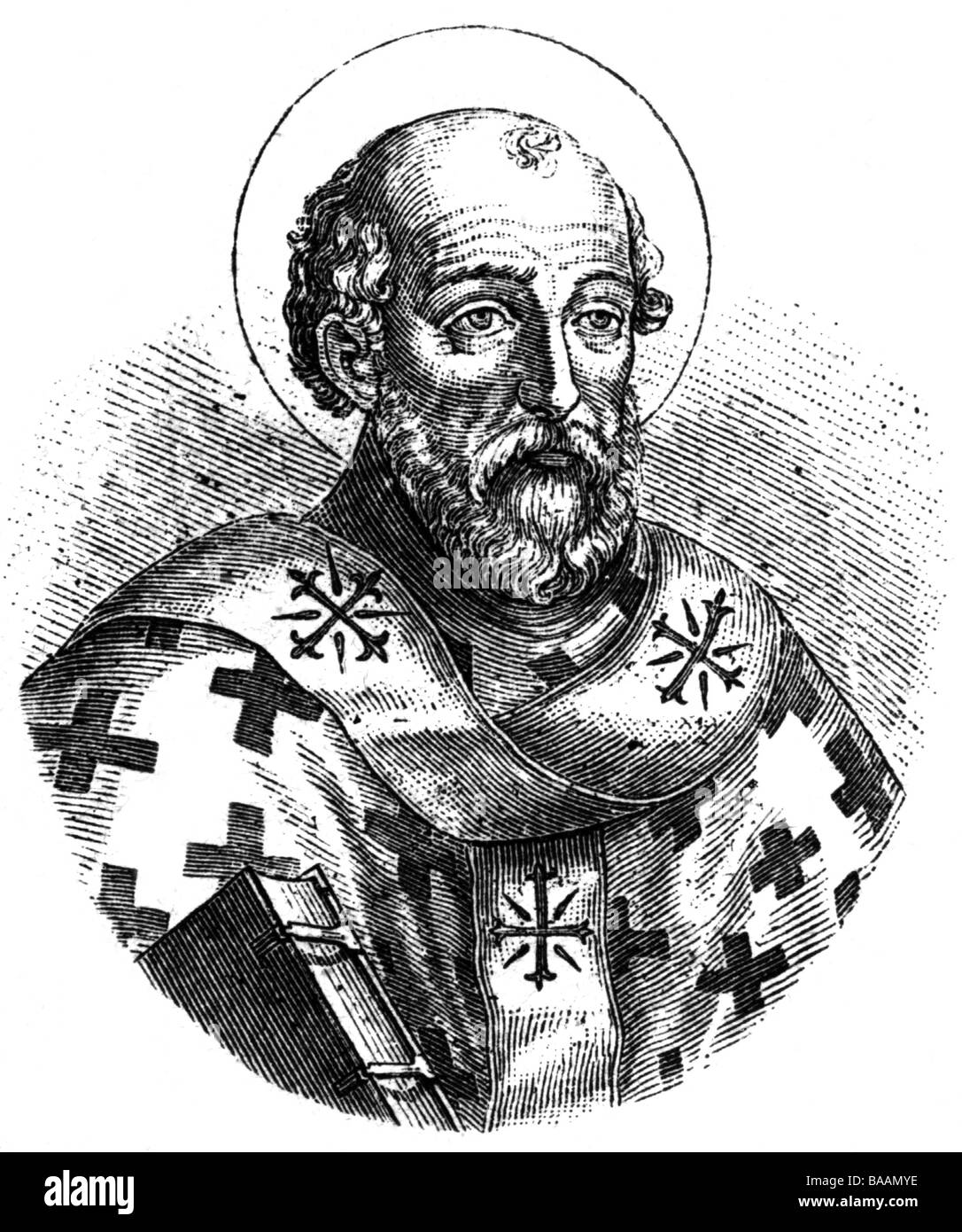 Saint athanasius of alexandria Black and White Stock Photos & Images ...