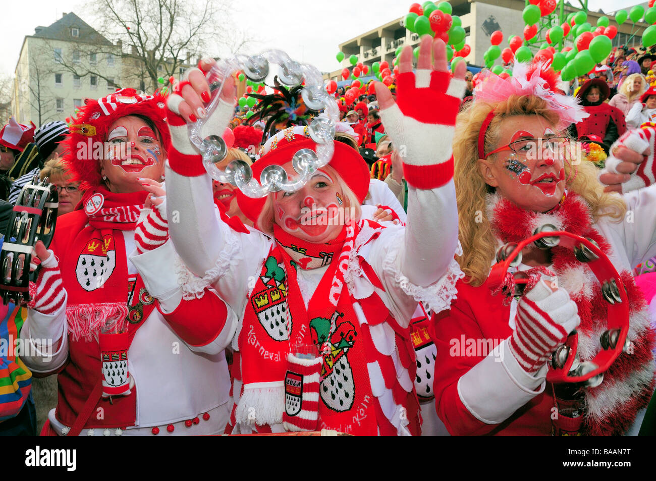 Germans celebrating carnival in Cologne Stock Photo - Alamy
