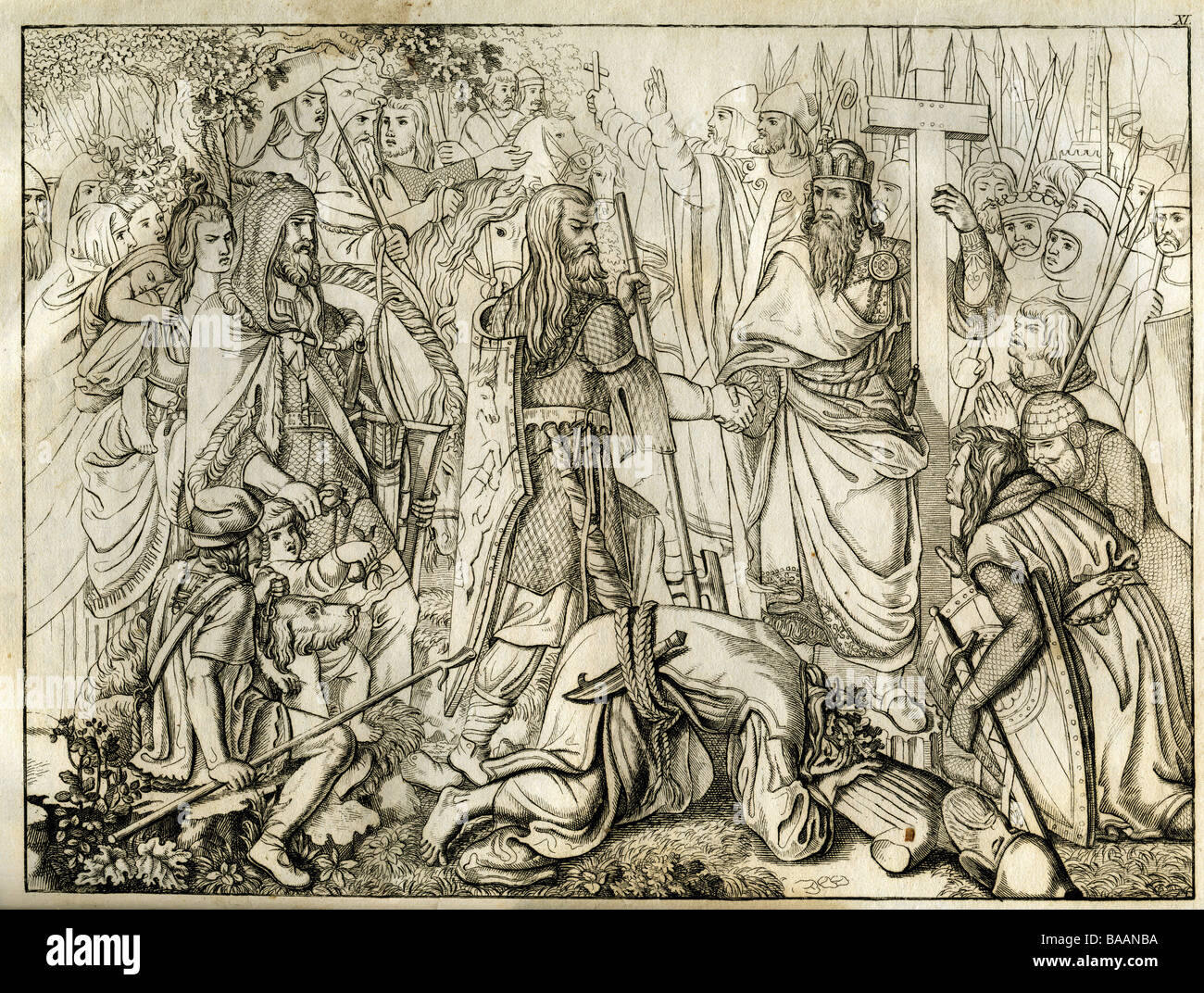 Subdueing of the saxons hi-res stock photography and images - Alamy