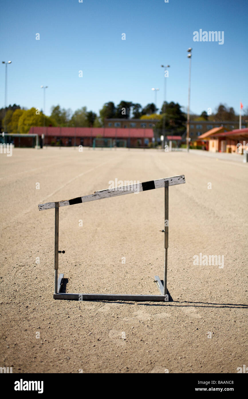 A hurdle pointing upwards, Stockholm, Sweden Stock Photo - Alamy