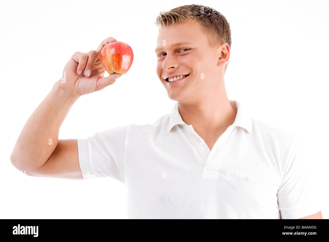 Fit smiling man holding hi-res stock photography and images - Alamy