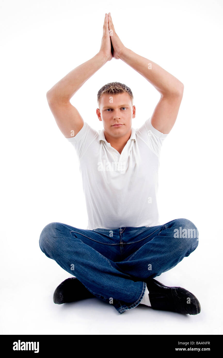 model joining hands above head Stock Photo - Alamy