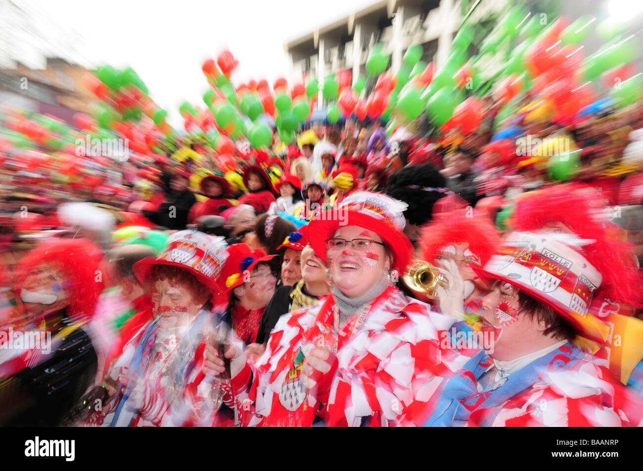 Germans celebrating carnival in Cologne Stock Photo - Alamy