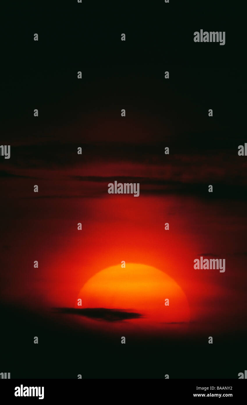 Sun in sky Stock Photo - Alamy