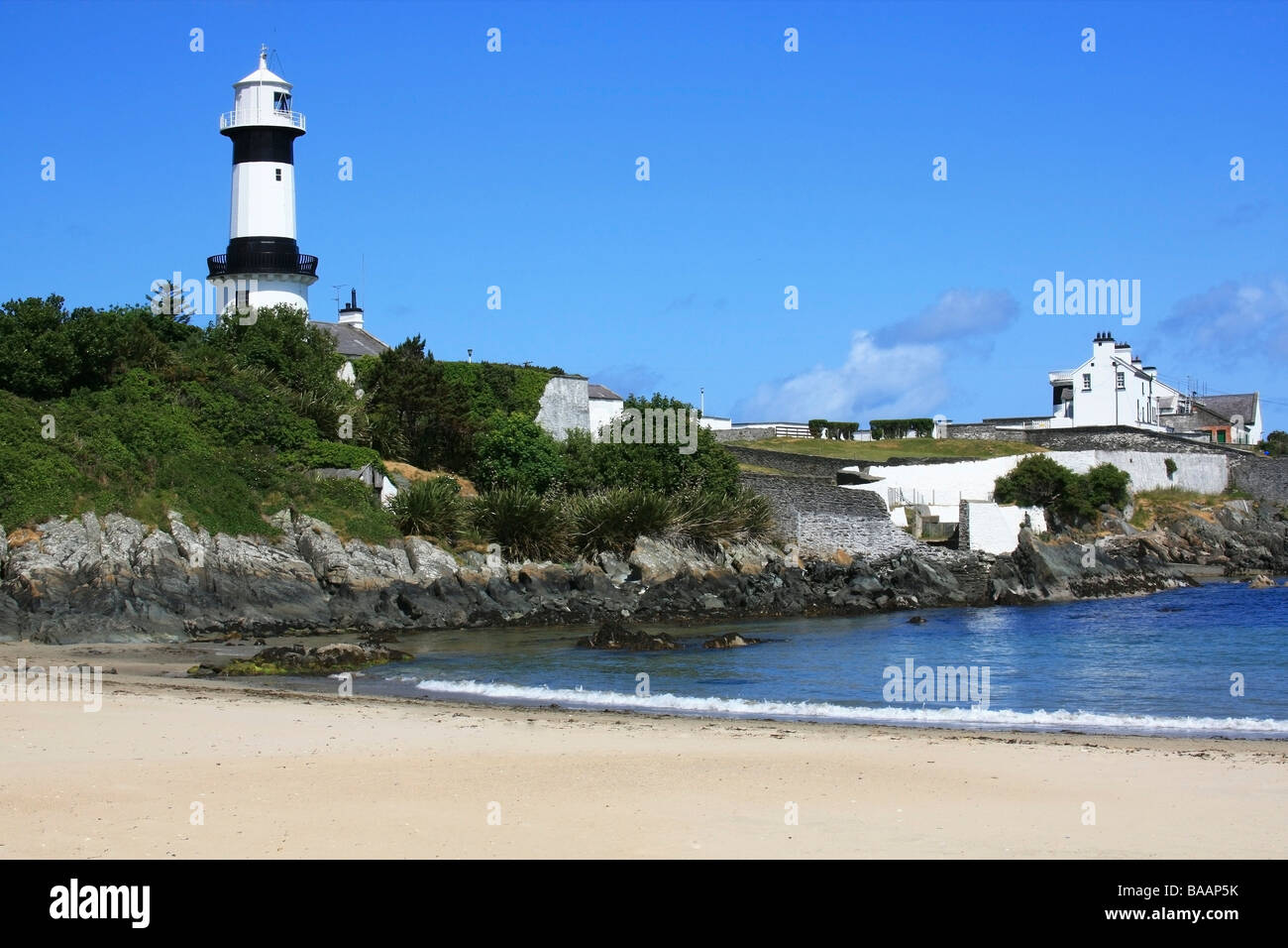 Shrove Lighthouse, Greencastle, County Donegal, Ireland Stock Photo - Alamy