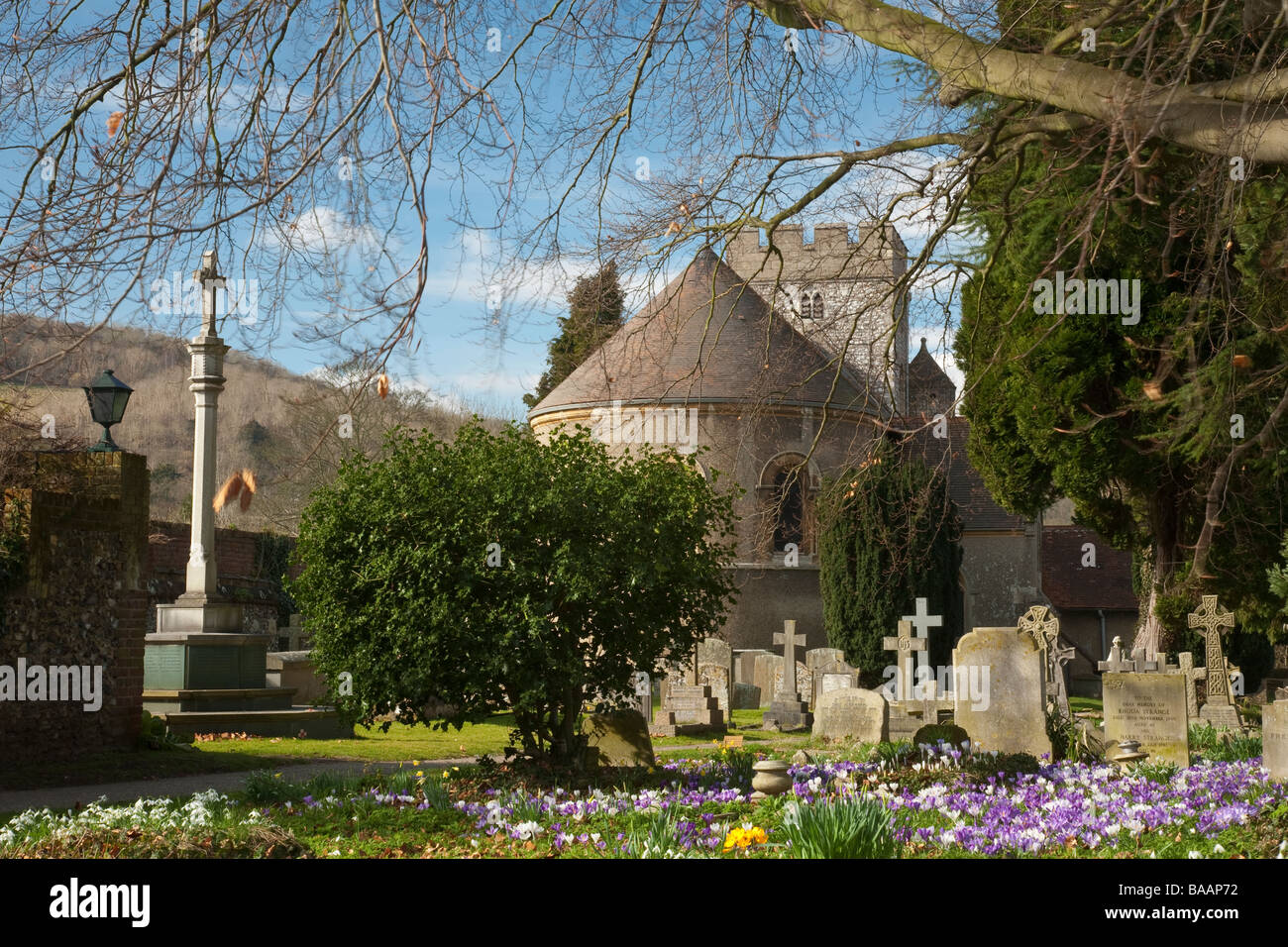 St Thomas of Canterbury Church Goring on Thames Oxfordshire Uk Stock ...