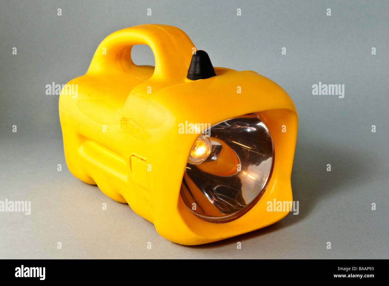 Yellow flashlight torch Stock Photo - Alamy