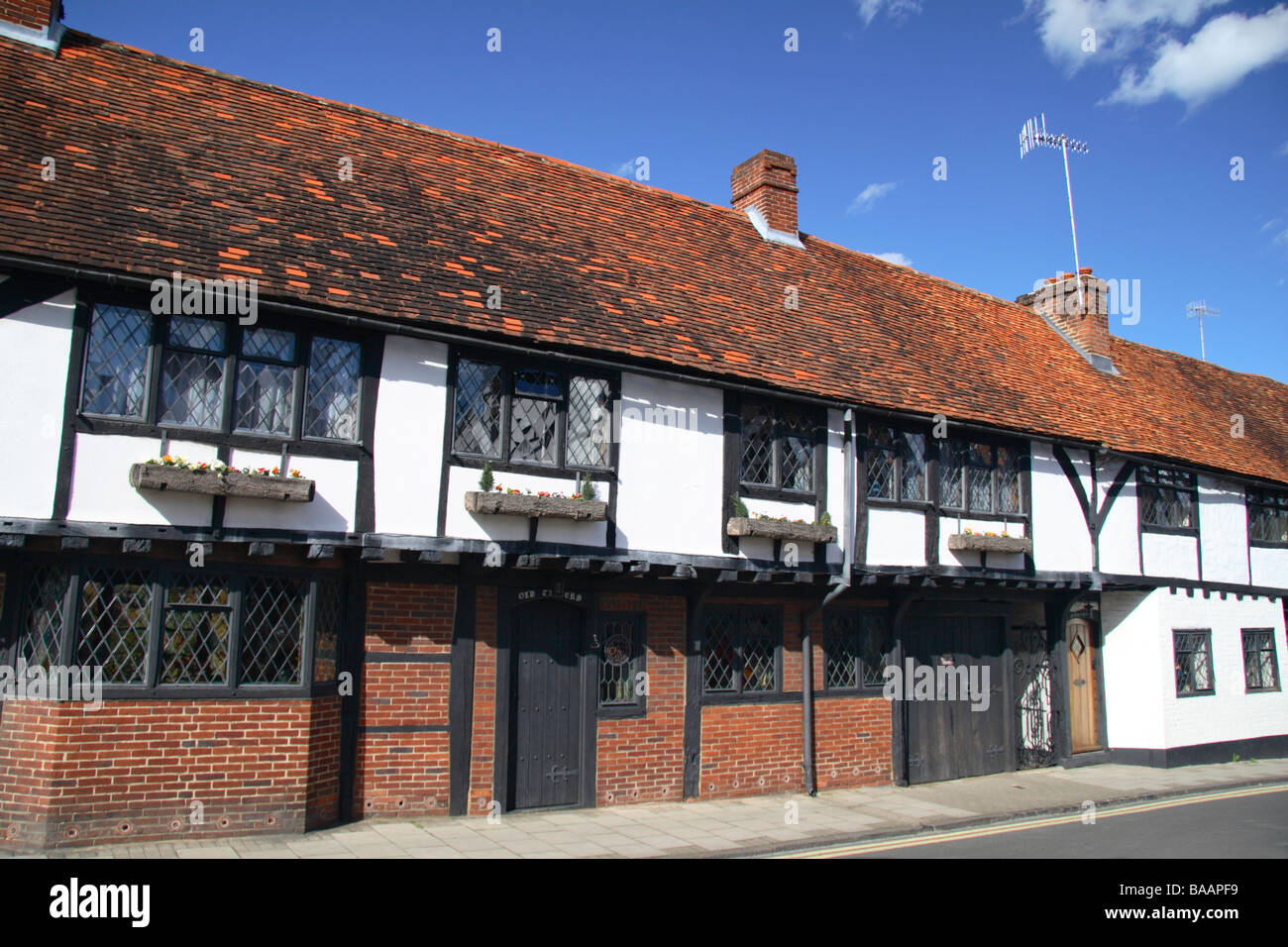 A tudor timber framed house on Friday Street, Henley on Thames ...