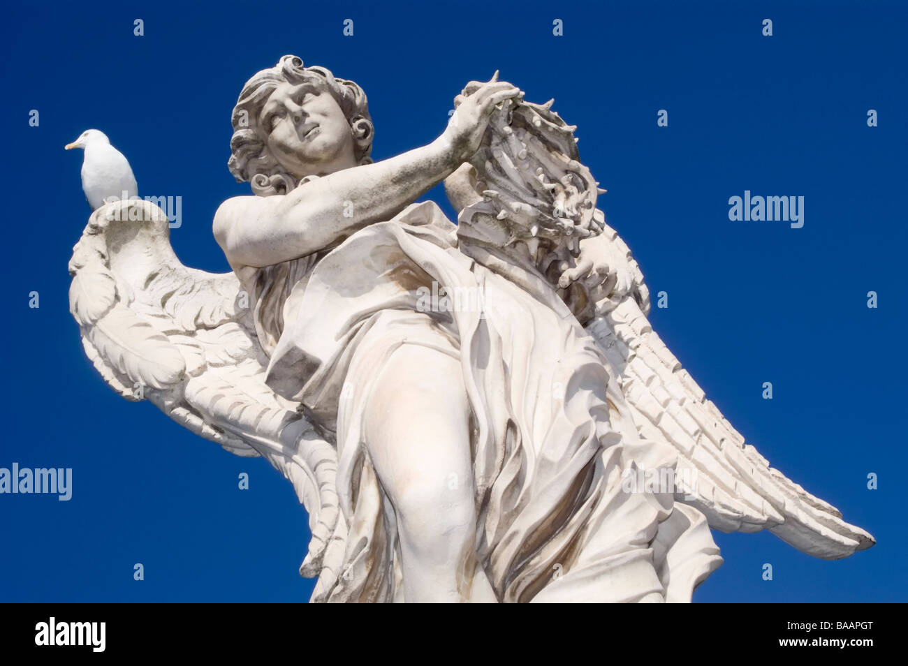 Angel with crown of thorns hi-res stock photography and images - Alamy