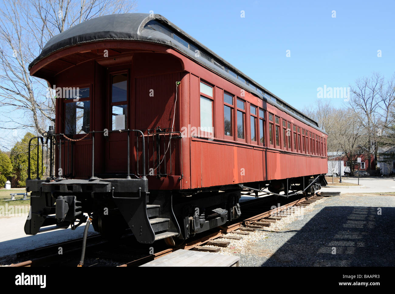 Antique Railroad Coach Stock Photo - Alamy