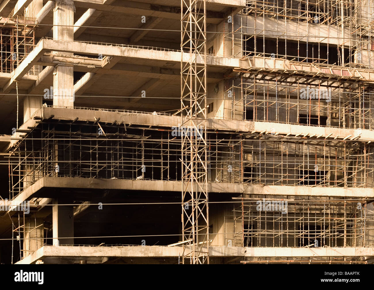 Building under construction, Gurgaon, Haryana, India Stock Photo - Alamy