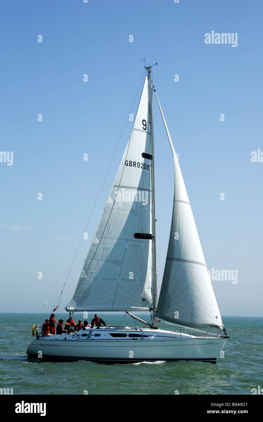 Solent Sail Boat High Resolution Stock Photography and Images - Alamy
