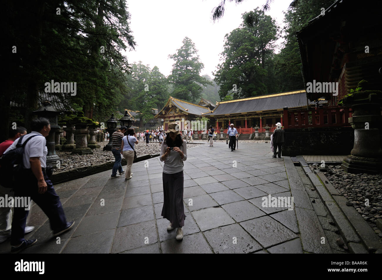 Tosho-gu Shinto Shrine complex. Area of Shrines and Temples of Nikko ...