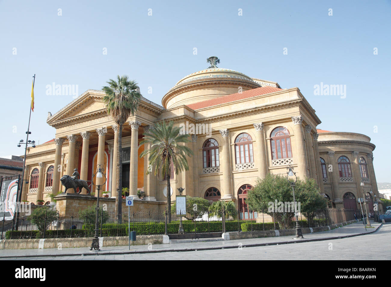 Theater (Teatro) Massimo, Palermo, Sicily, Italy Stock Photo - Alamy
